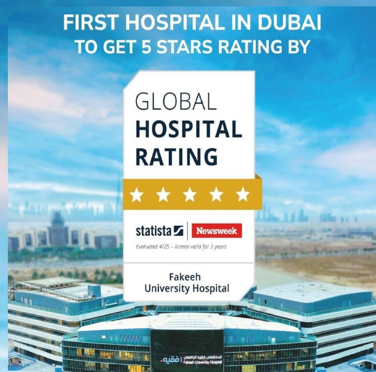 Fakeeh University Hospital – Dubai Earns Prestigious 5-Star Global ...